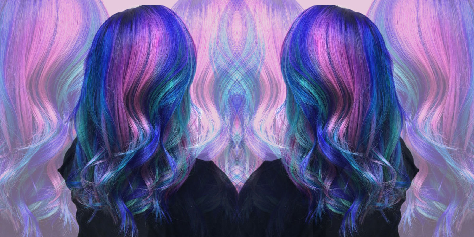 Galaxy Hair Trend - Multicolored Hair Trends